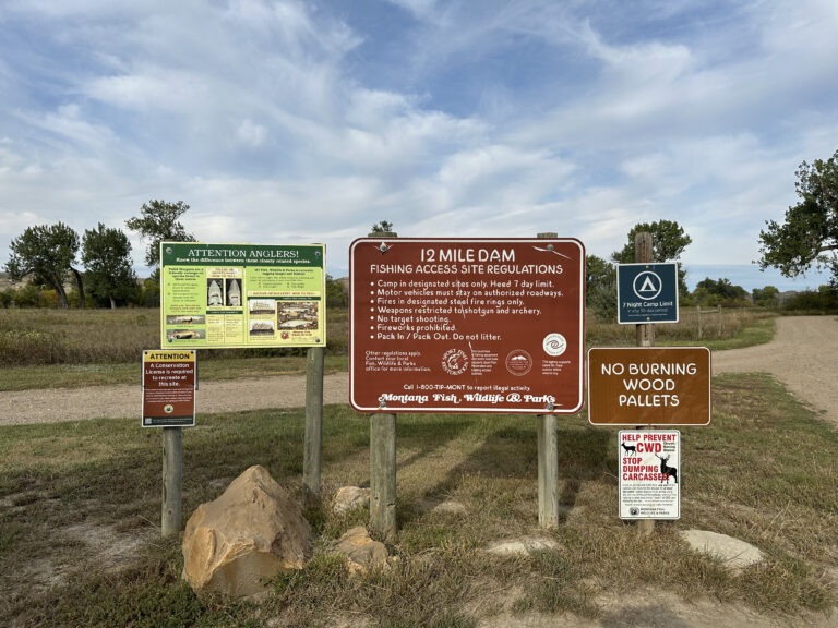Camping Review: Twelve Mile Dam Fishing Access Site, Miles City, MT ...